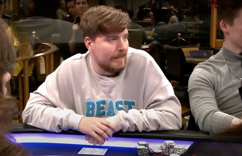 MrBeast: de YouTube a estrella del póquer
